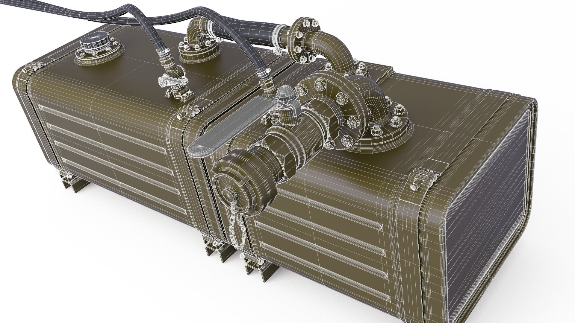 Fuel Tank 3D Model - TurboSquid 1598618