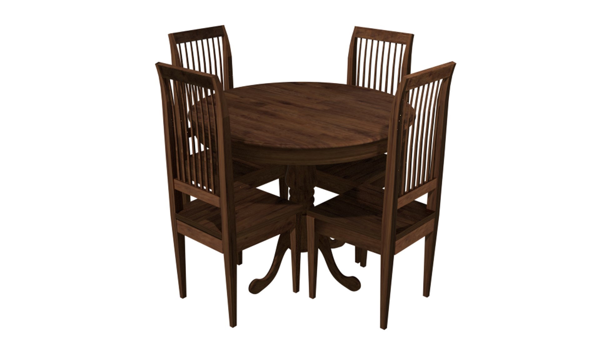 3d Kitchen Table Model