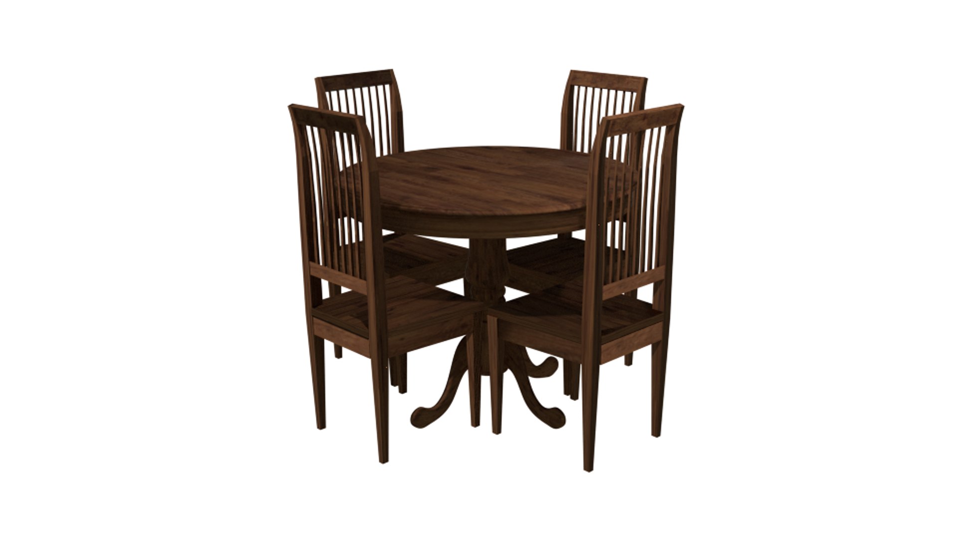 3d Kitchen Table Model