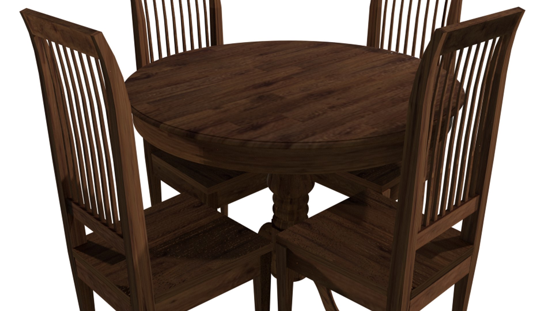 3d Kitchen Table Model