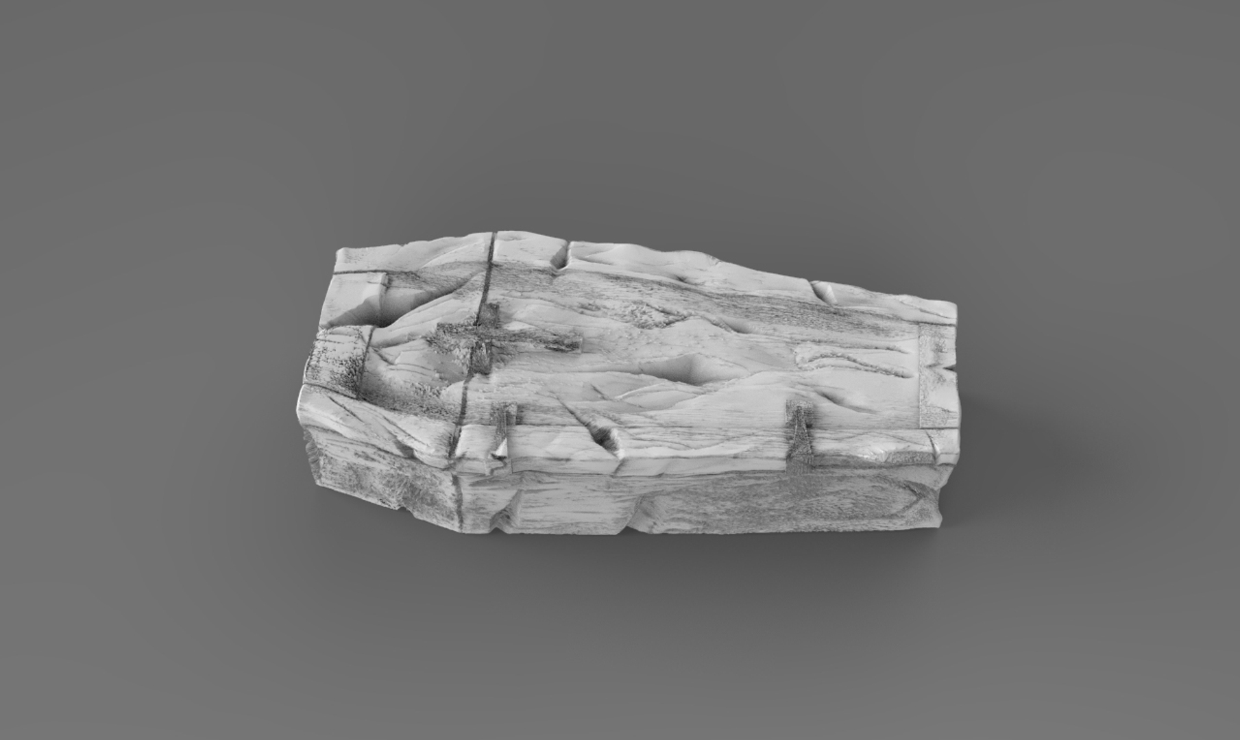 Heavily Burnt Coffin 3D Model - TurboSquid 1343979