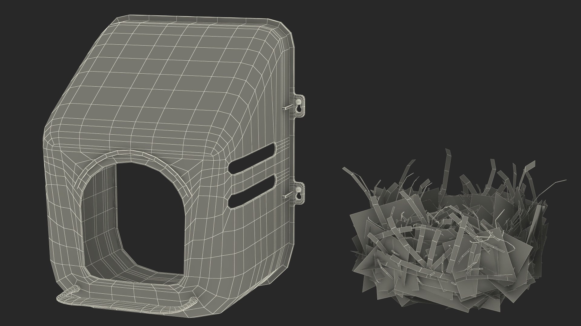 3D Wall Mount Nesting Nest Box For Chicken Coop - TurboSquid 2112377
