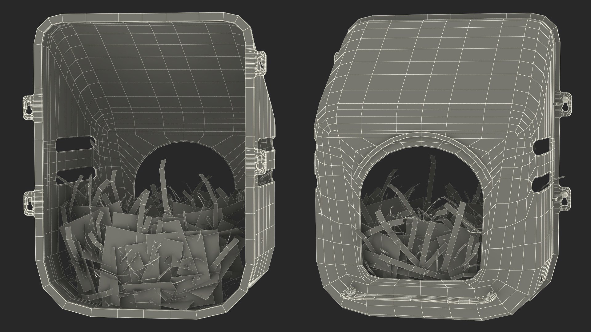 3D Wall Mount Nesting Nest Box For Chicken Coop - TurboSquid 2112377