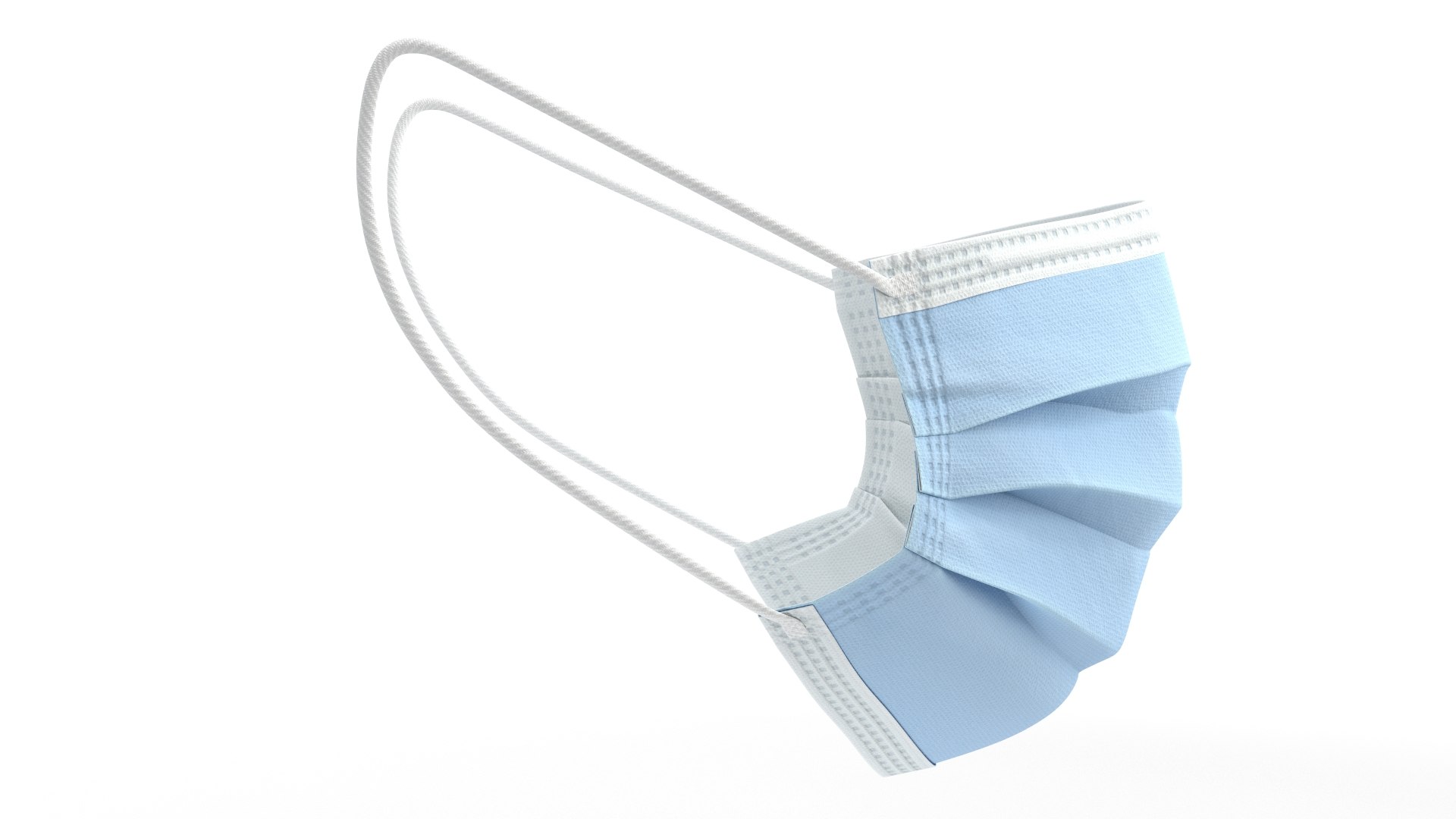 Surgical Mask 3D Model – High-Quality And Photorealistic Model ...