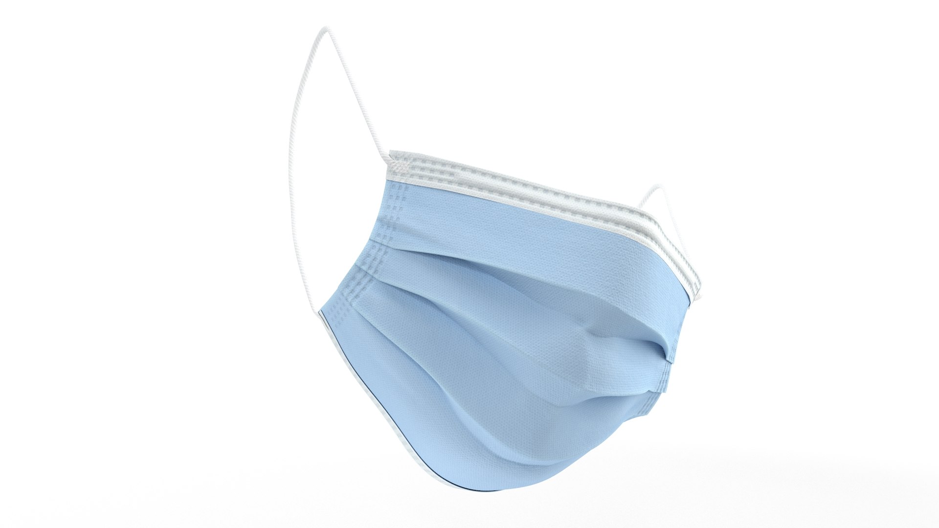 Surgical Mask 3D Model – High-Quality And Photorealistic Model ...