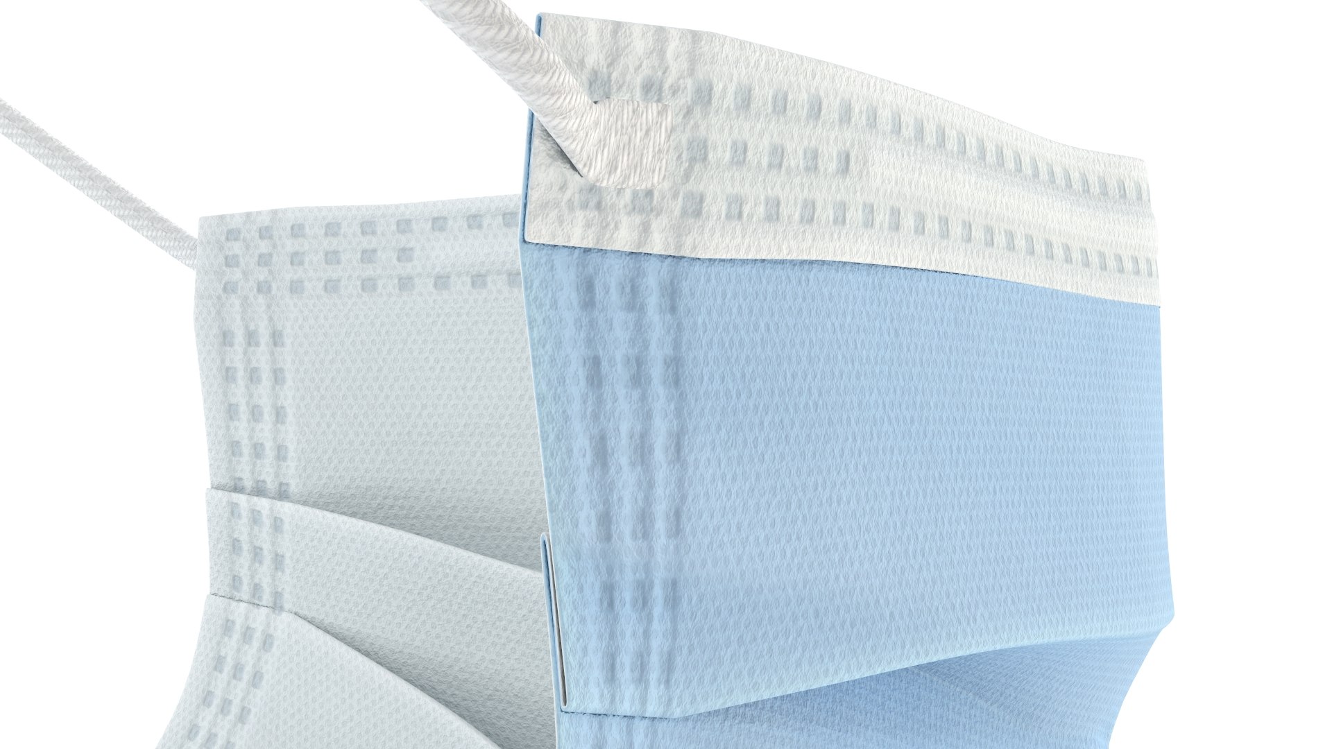 Surgical Mask 3D Model – High-Quality And Photorealistic Model ...