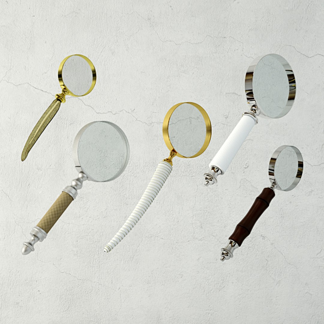 3D Model Decorative Magnifying Glasses Zara - TurboSquid 1178601