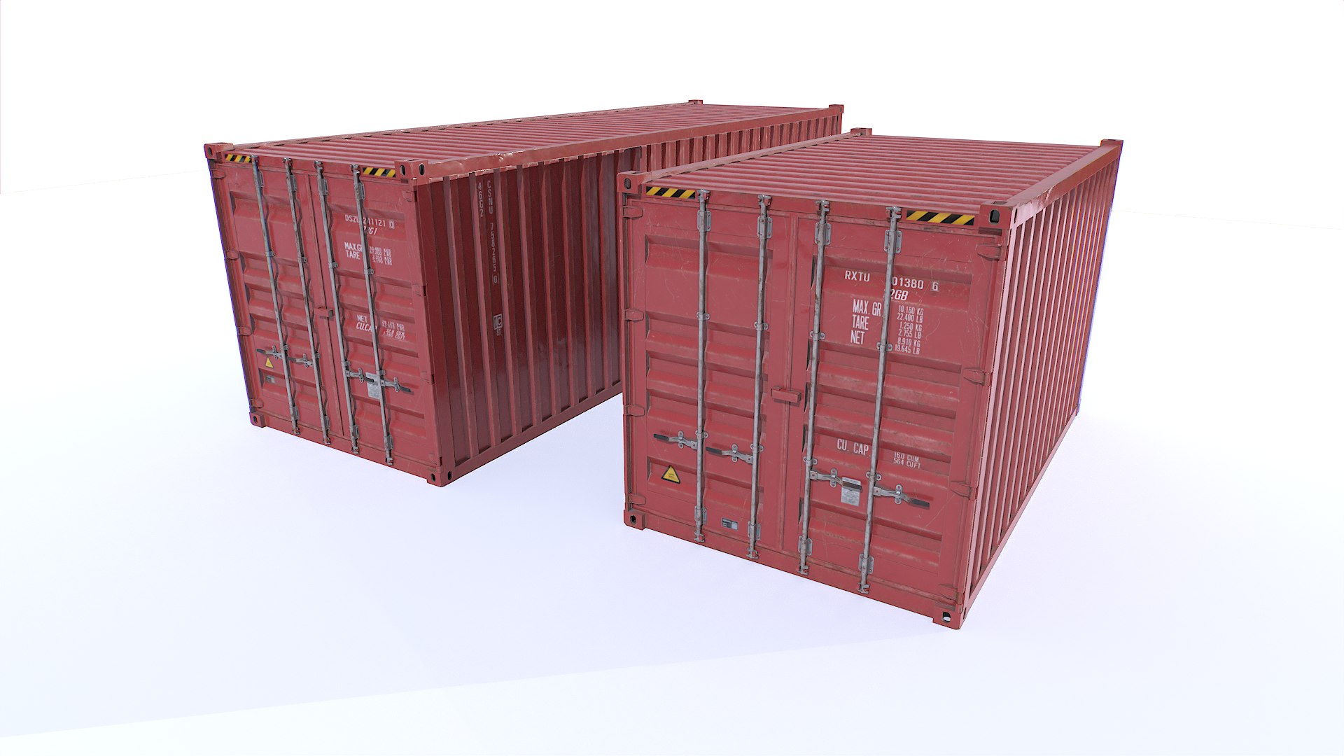 Ship Containers Set 3D - TurboSquid 2134447