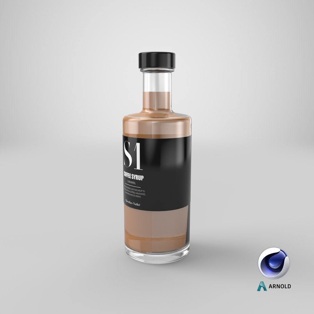 Realistic Caramel Syrup 3D - TurboSquid 1465685