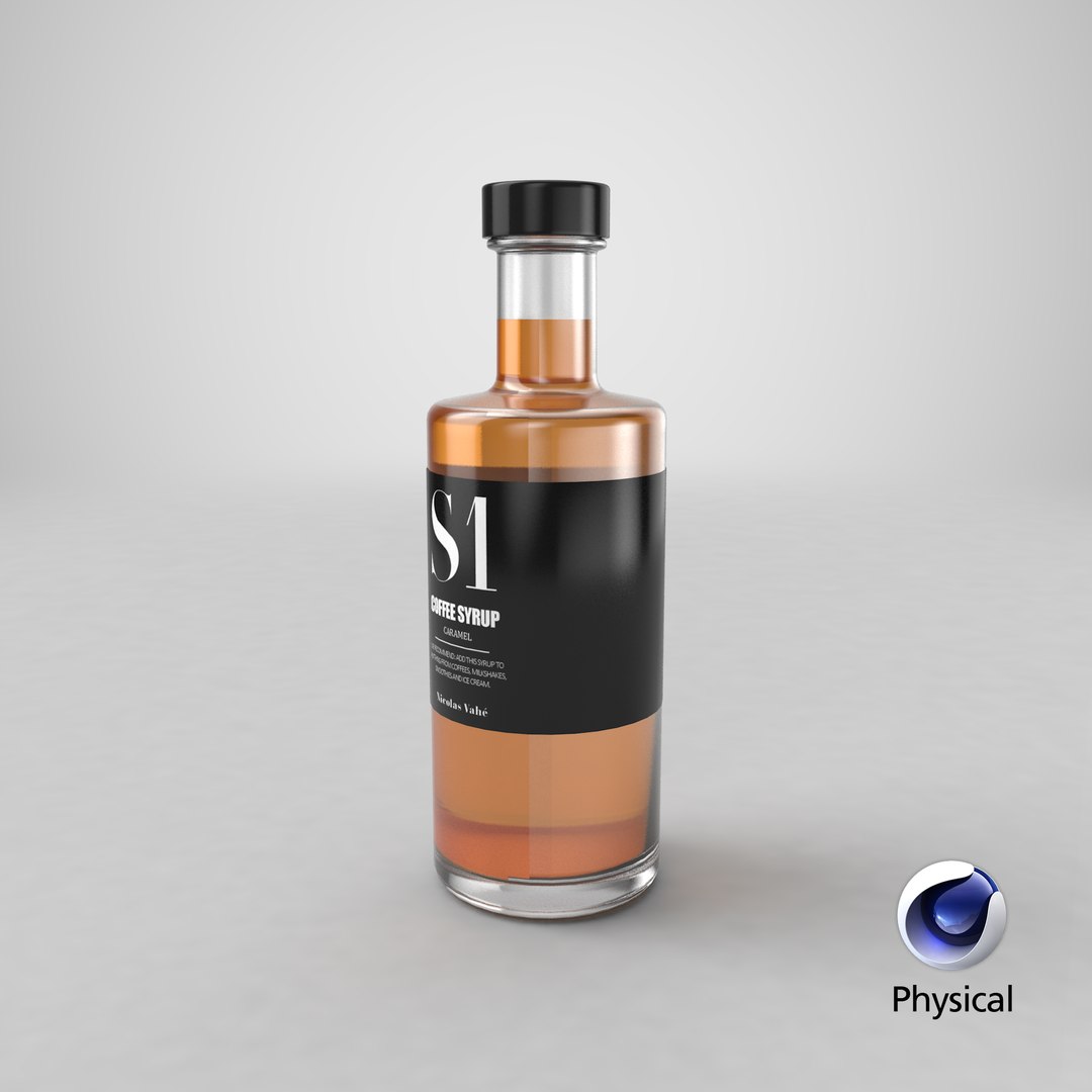 Realistic Caramel Syrup 3D - TurboSquid 1465685