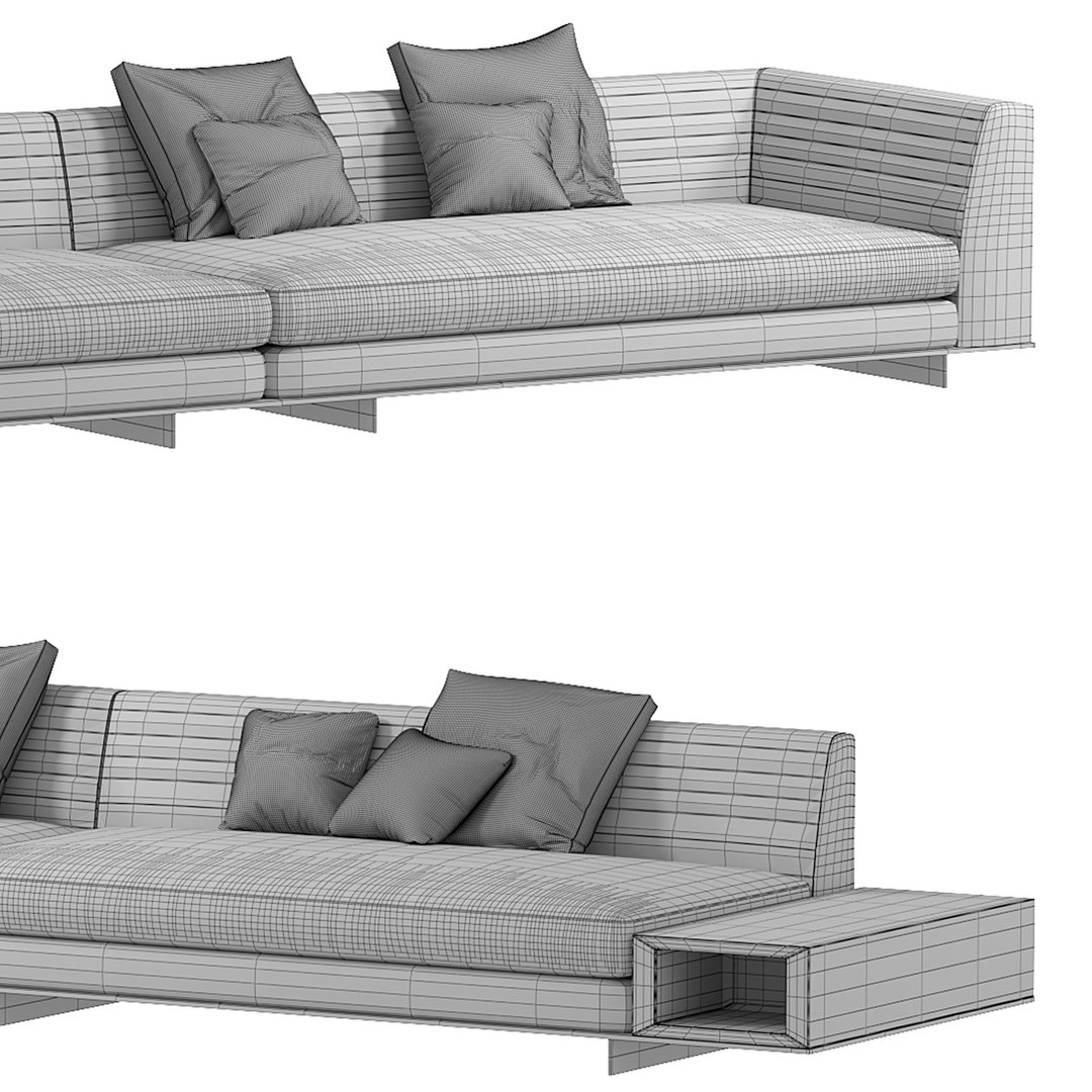3D Roger SOFA By Minotti - TurboSquid 1947528