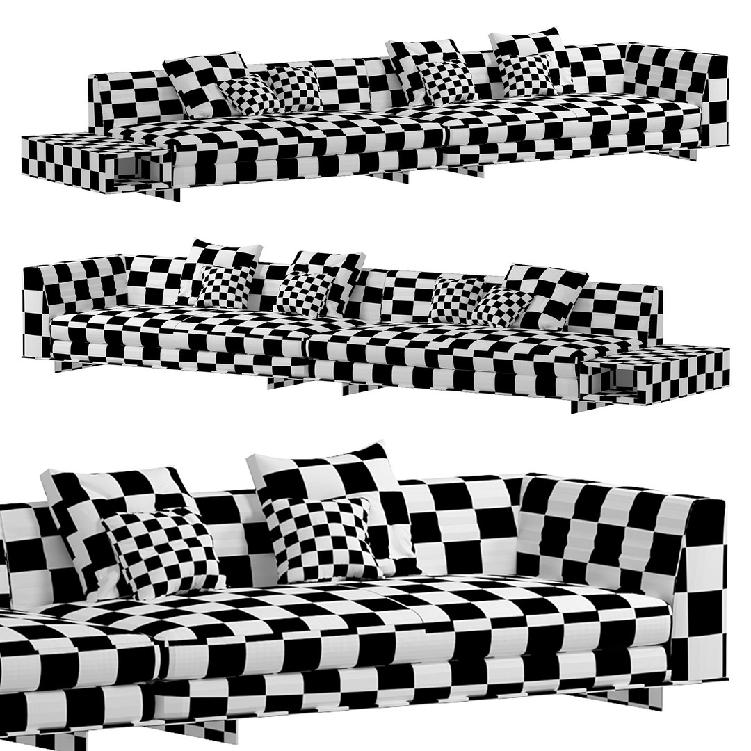 3D Roger SOFA By Minotti - TurboSquid 1947528