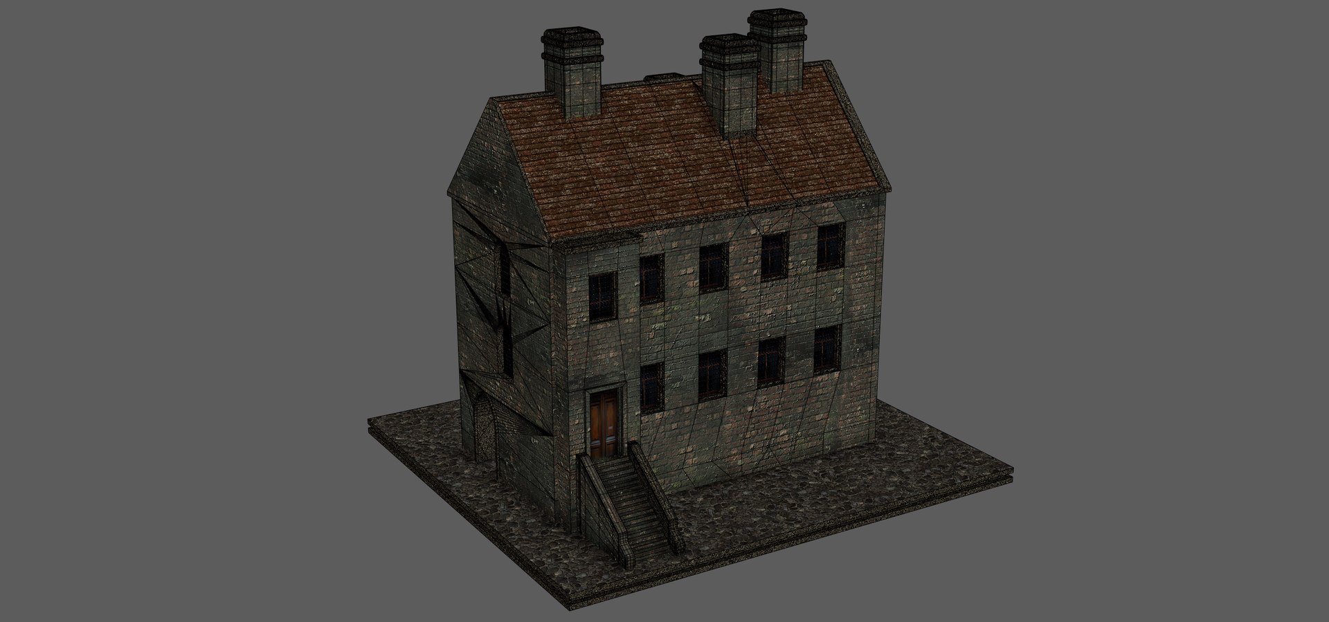 3D Model Anciend Old Building - TurboSquid 2154805