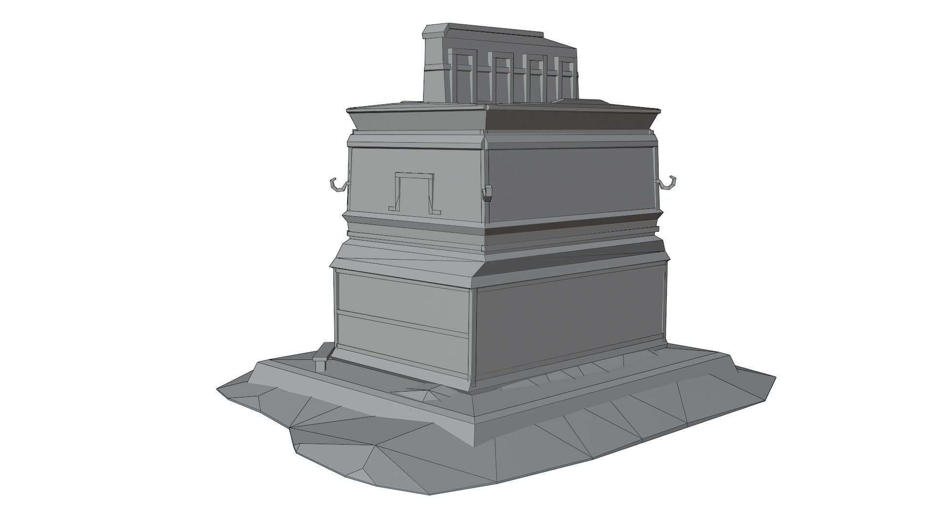 3D - Mayan Building Model - TurboSquid 1593758