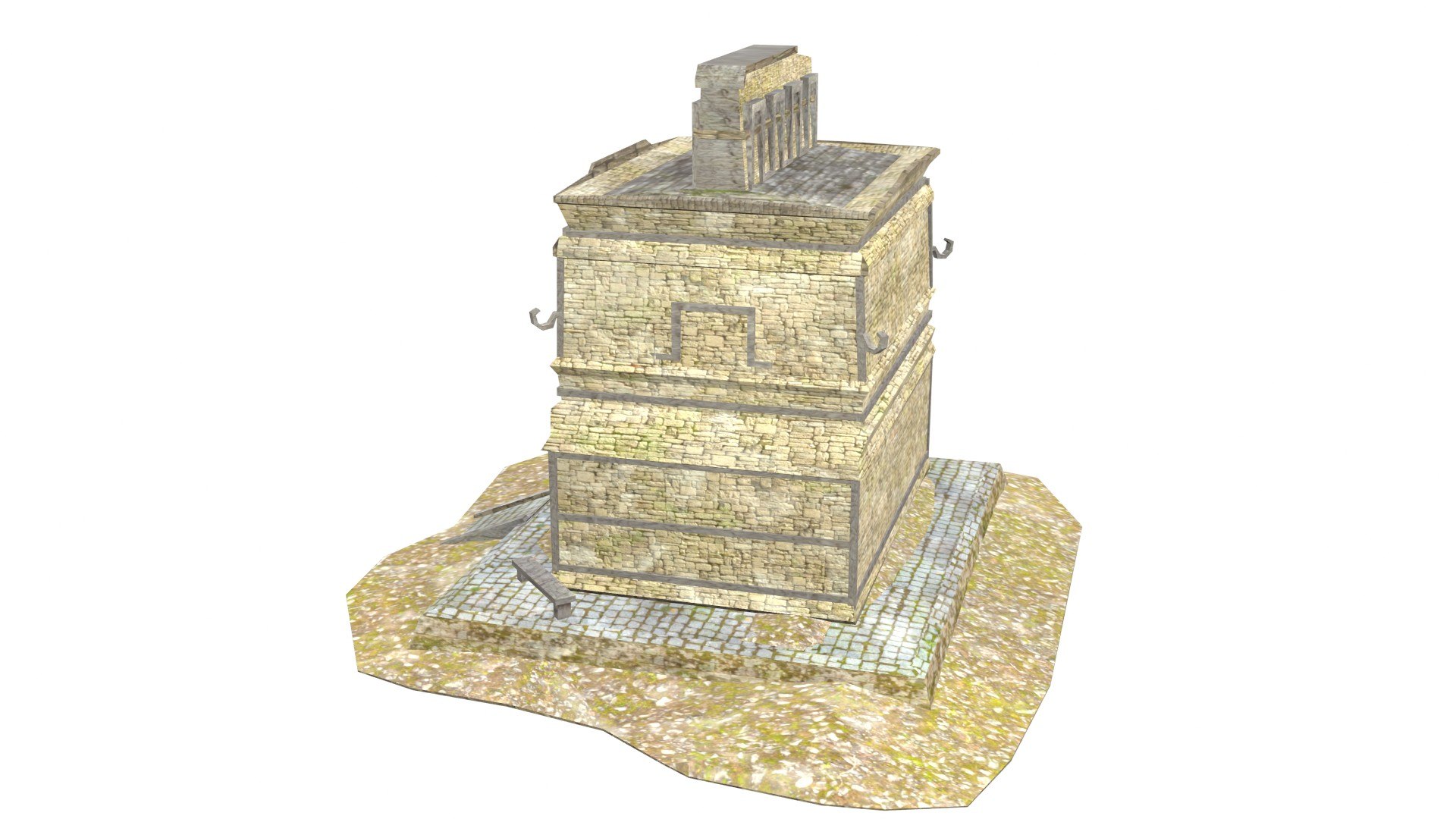 3D - Mayan Building Model - TurboSquid 1593758