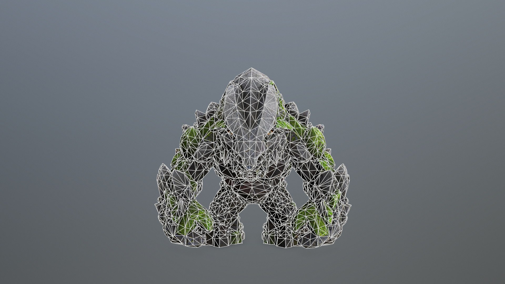 3D Stone Monster - TurboSquid 2386532