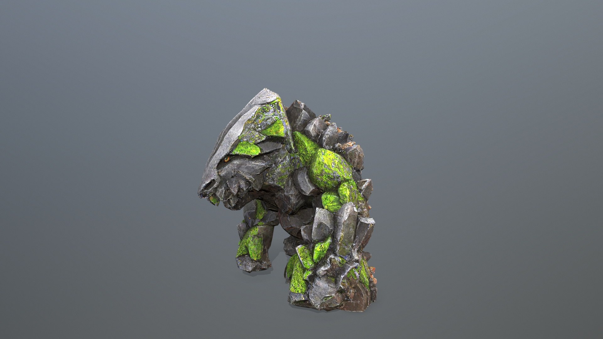 3D Stone Monster - TurboSquid 2386532