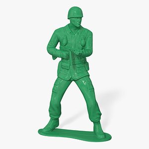 3D Green Toy Soldier Model - TurboSquid 2184717