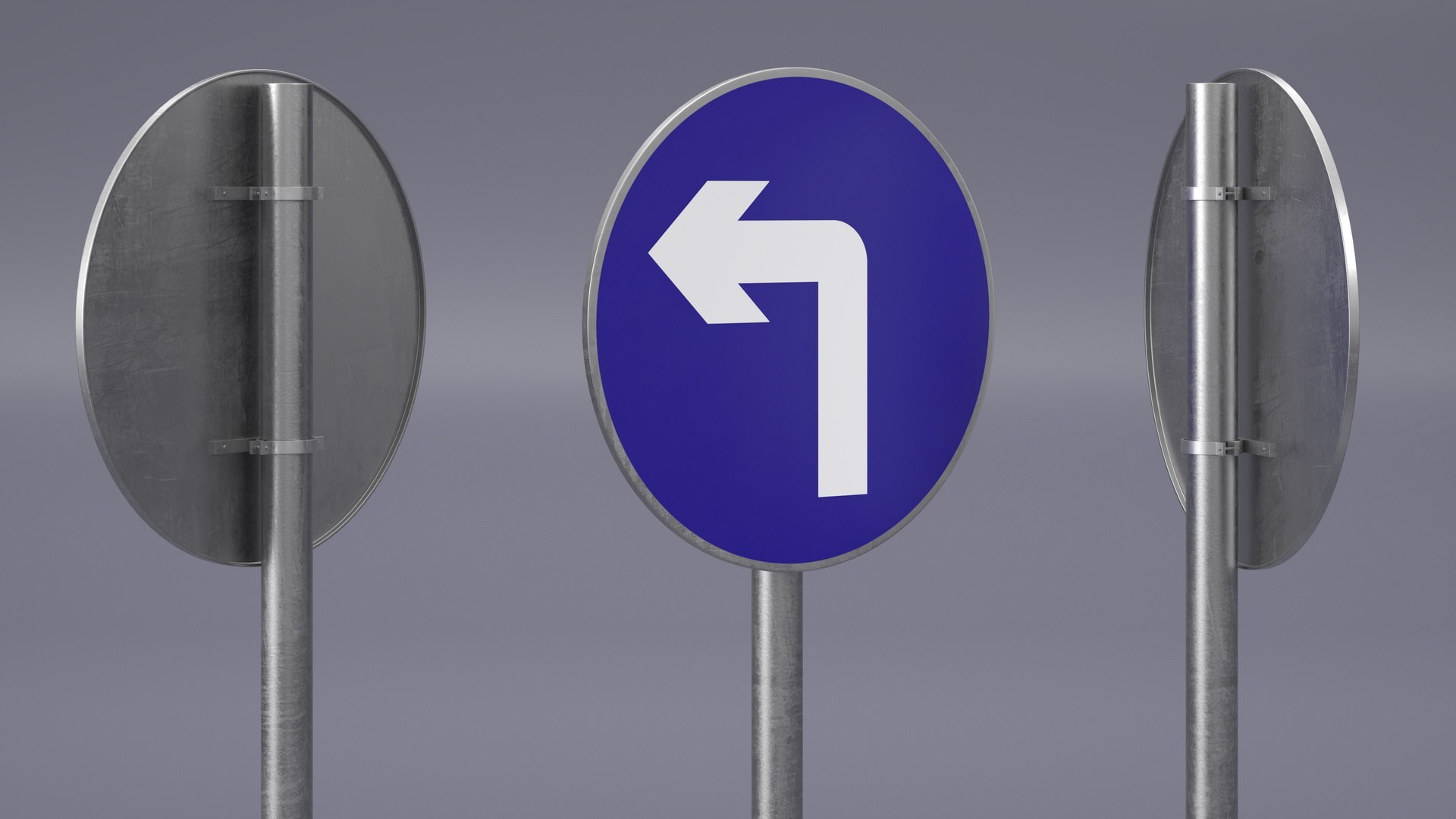 Road Signs Collection 3D Model - TurboSquid 2248808