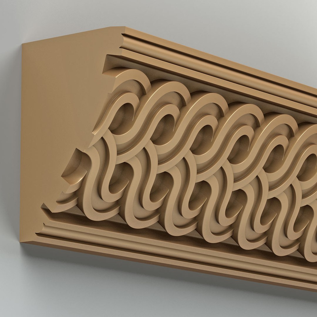 Decorative Molding Model - TurboSquid 1377455