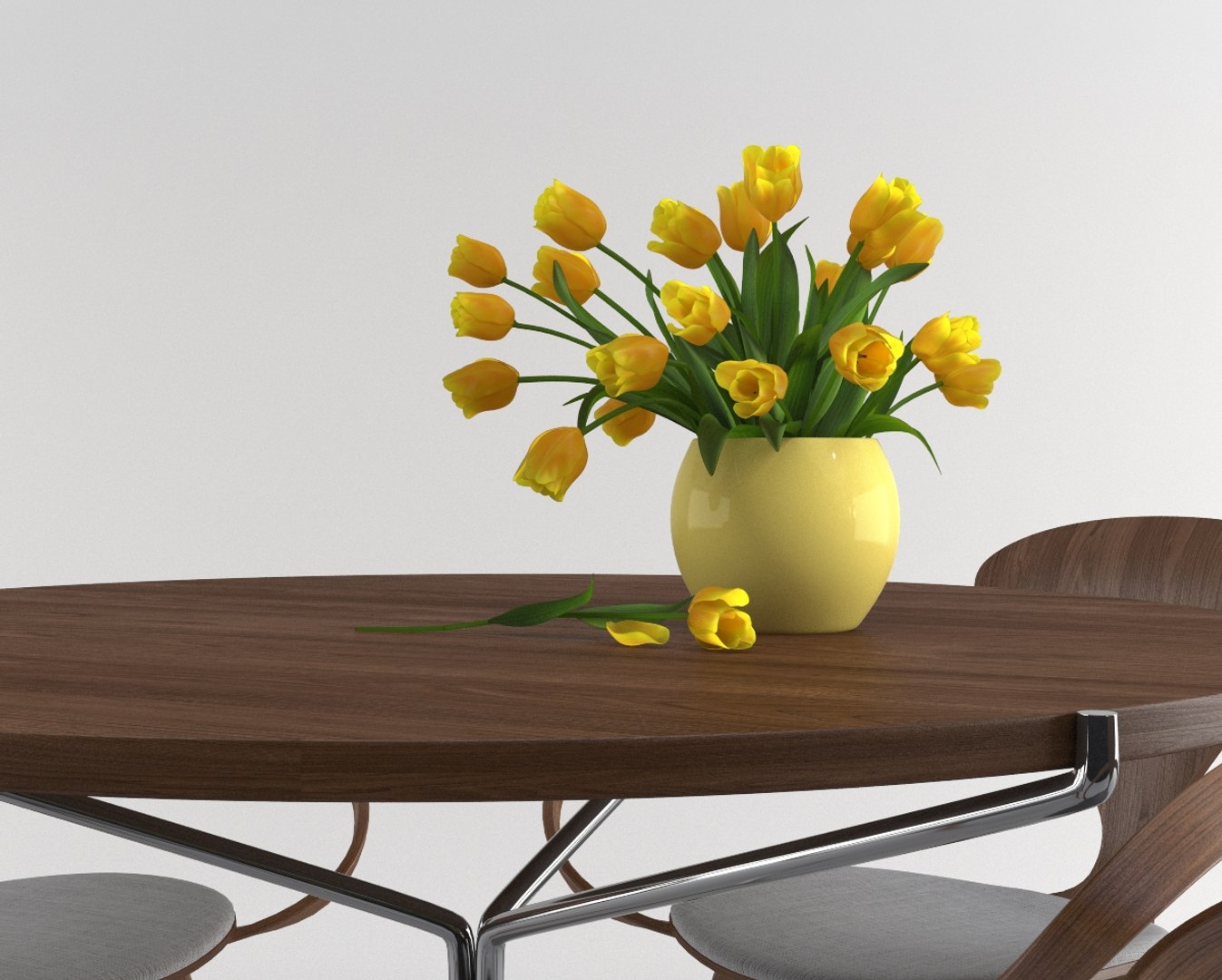 Maya Set Tulip Flower Table Chair