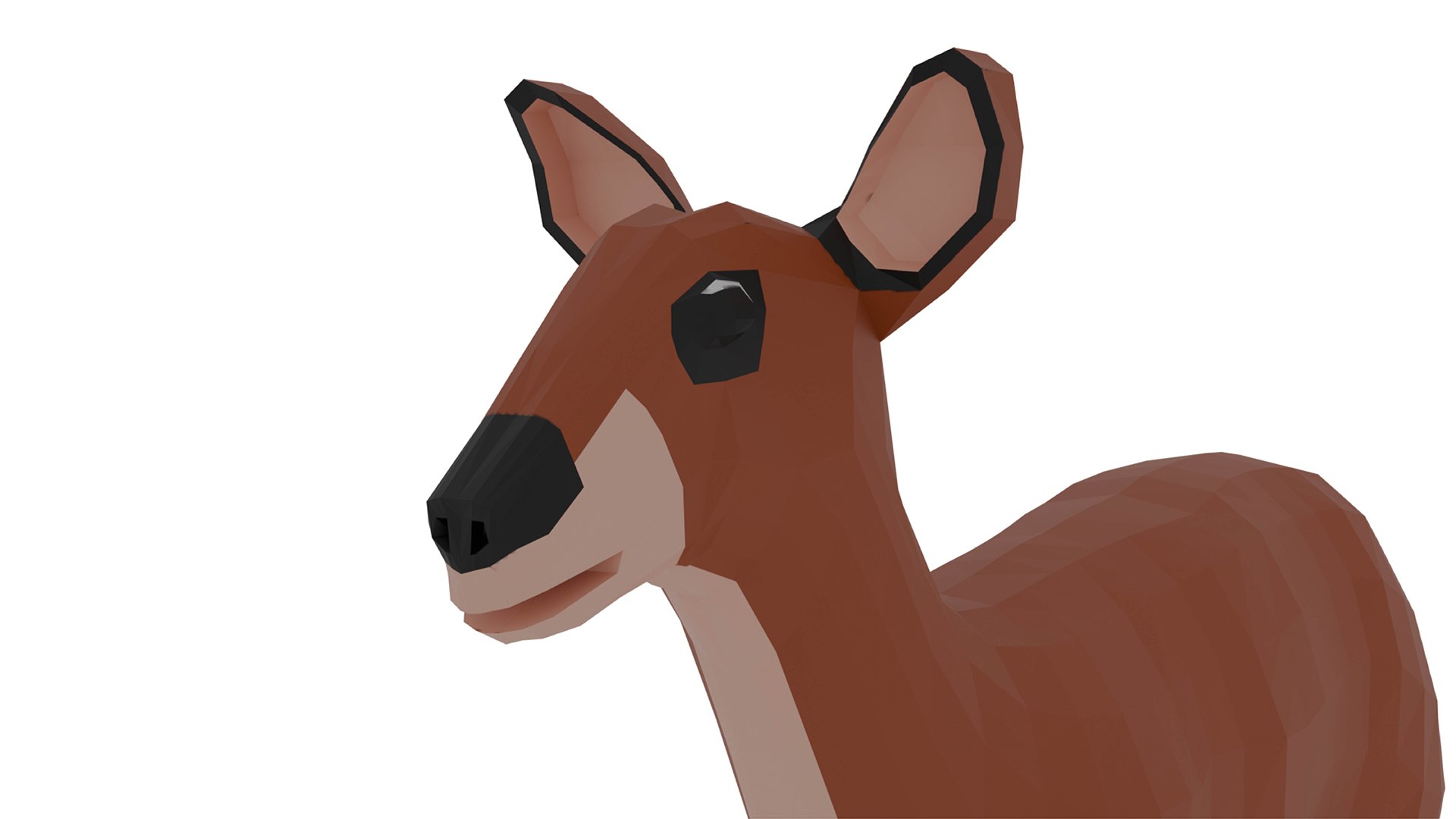 3D Deer Low Poly - TurboSquid 2286964