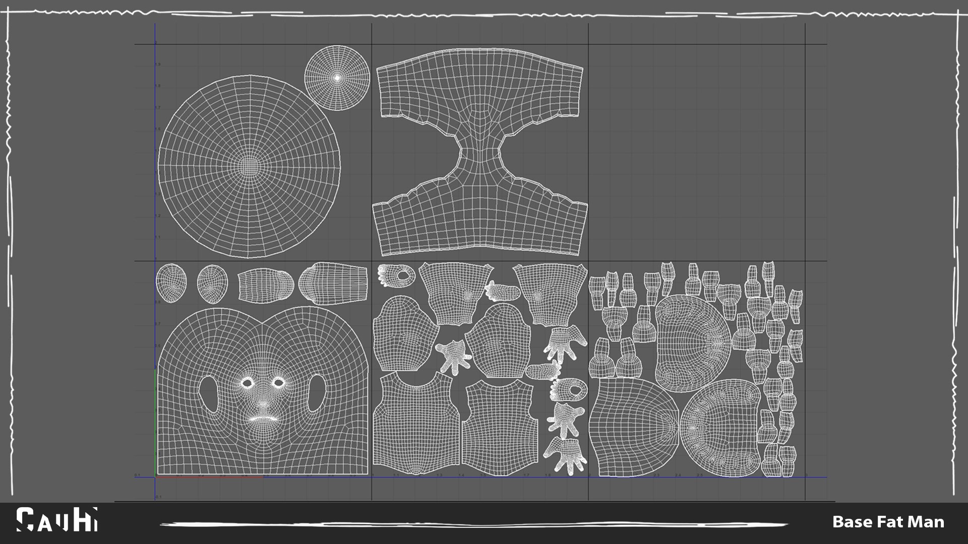 Stylized Fat Man Anatomy Game 3D Model - TurboSquid 2026830