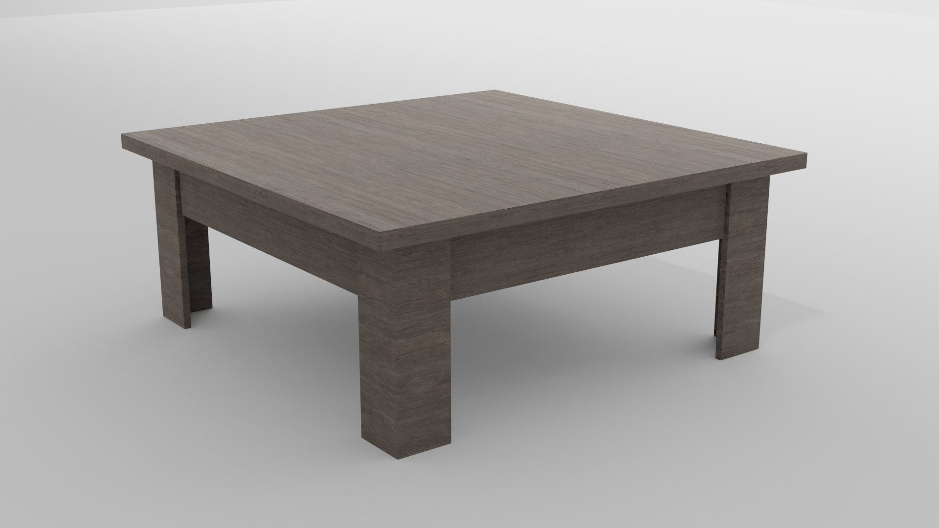 3D Wooden Coffee Table - TurboSquid 1412597
