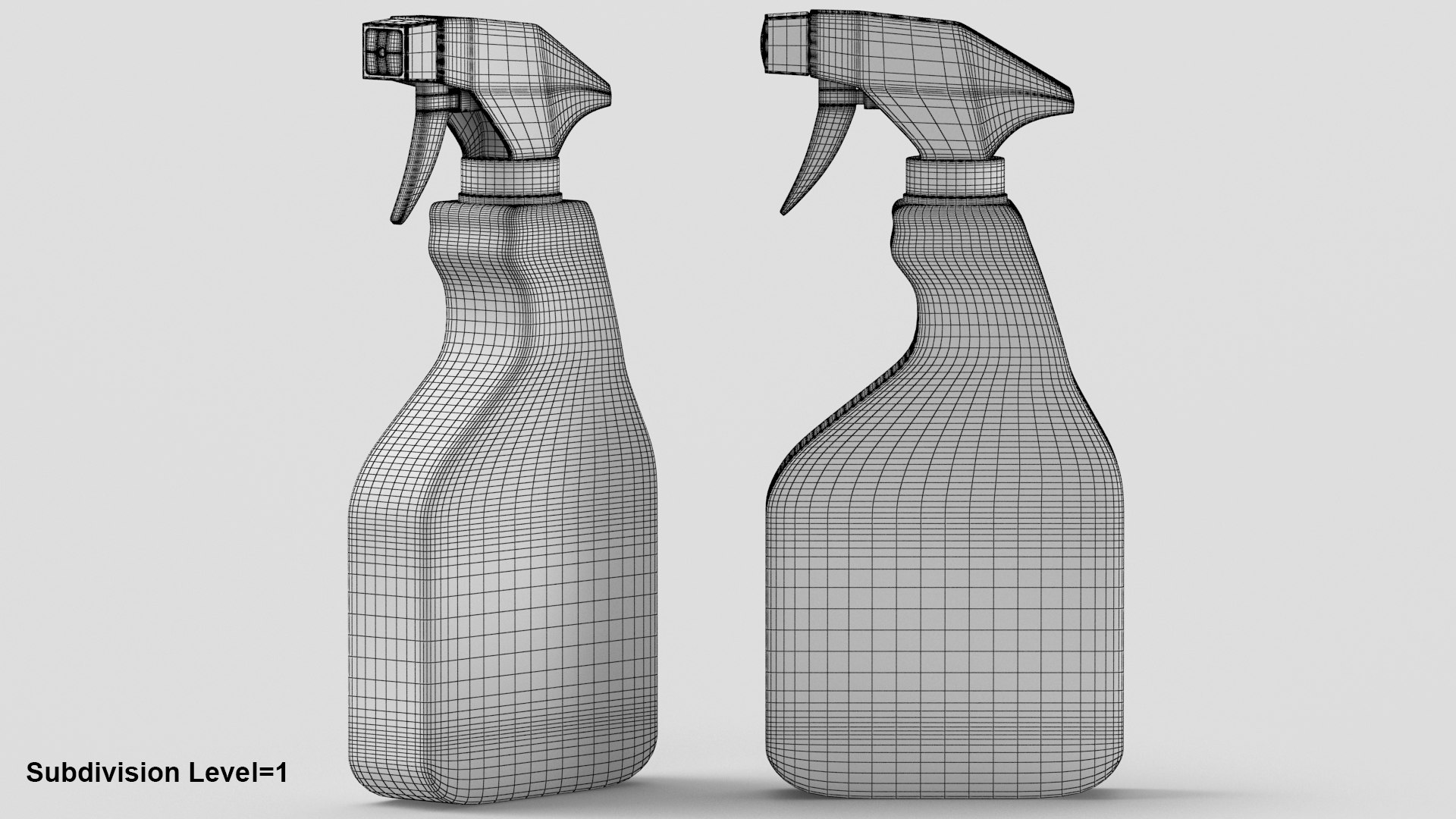 Editable Spray Bottle Model - TurboSquid 1585155