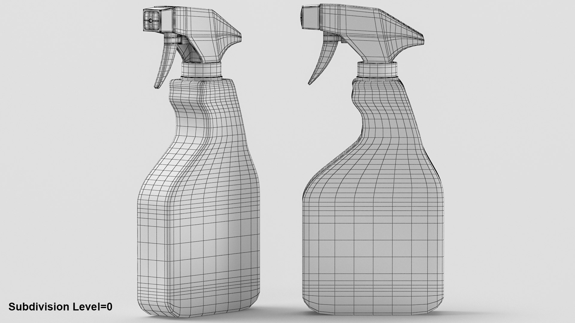 Editable Spray Bottle Model - TurboSquid 1585155