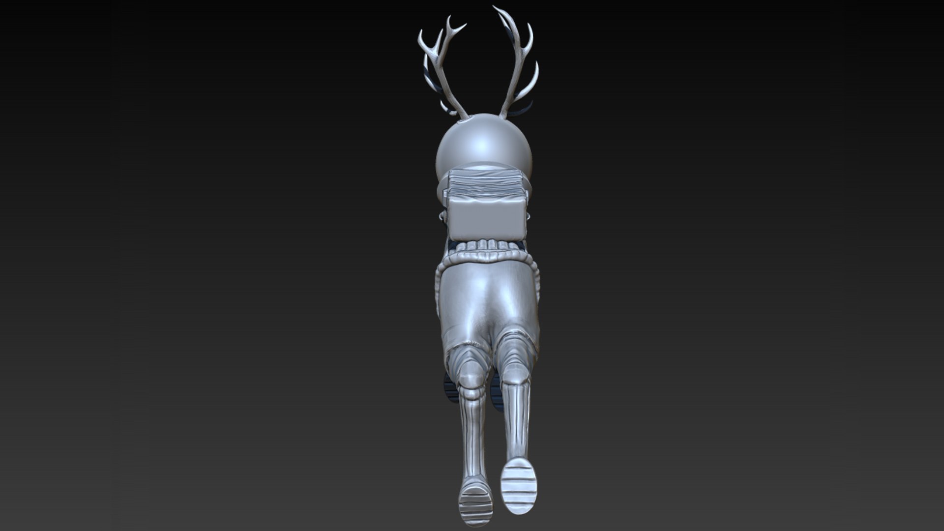 3D Space Deer - TurboSquid 2213259