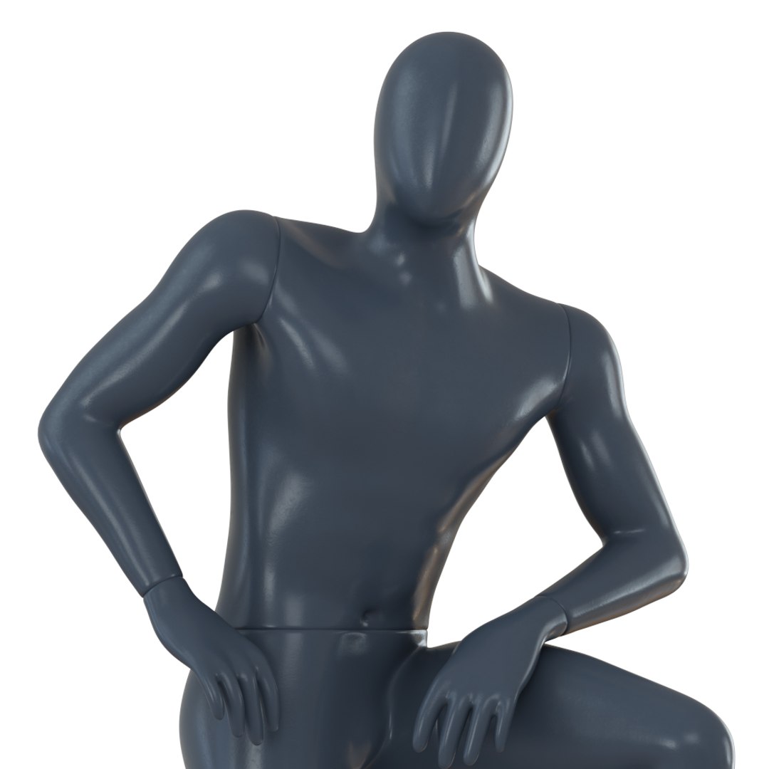 Faceless Male Mannequin Model - TurboSquid 1581793