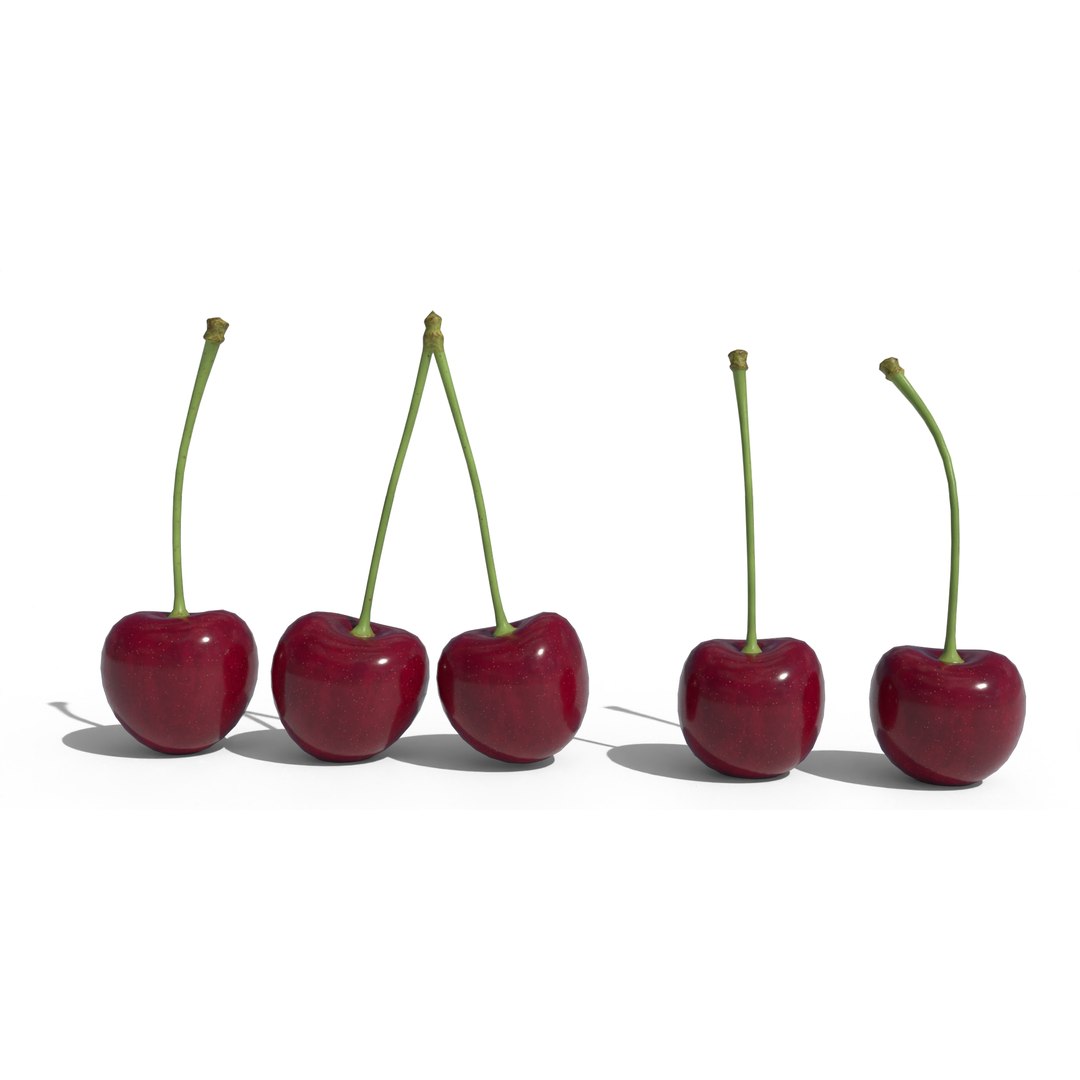 Cherries Model - TurboSquid 2239309