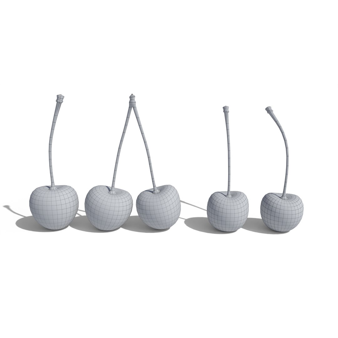 Cherries Model - TurboSquid 2239309