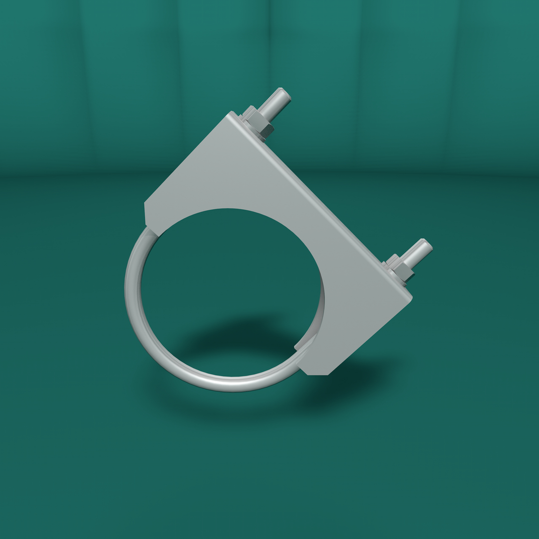 Tube Clamp 3D Model - TurboSquid 1413677
