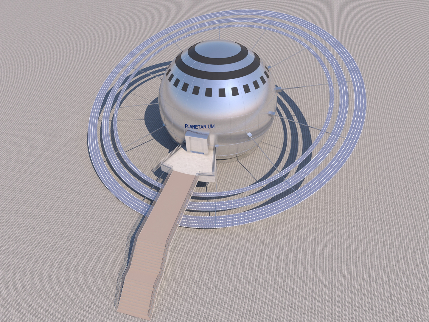 Planetarium 3D model - TurboSquid 1726919