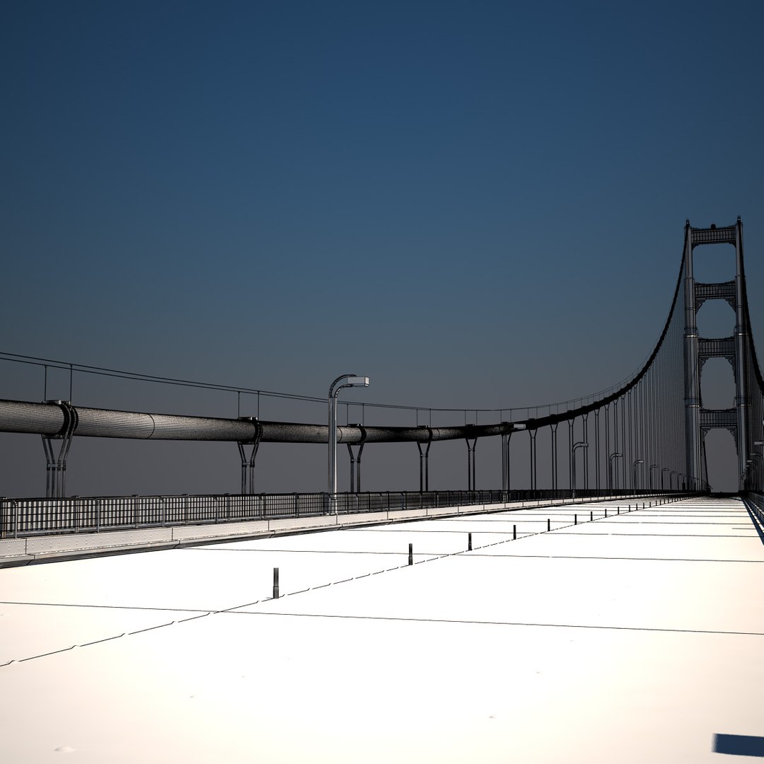 Golden Gate Bridge Architecture 3d Model