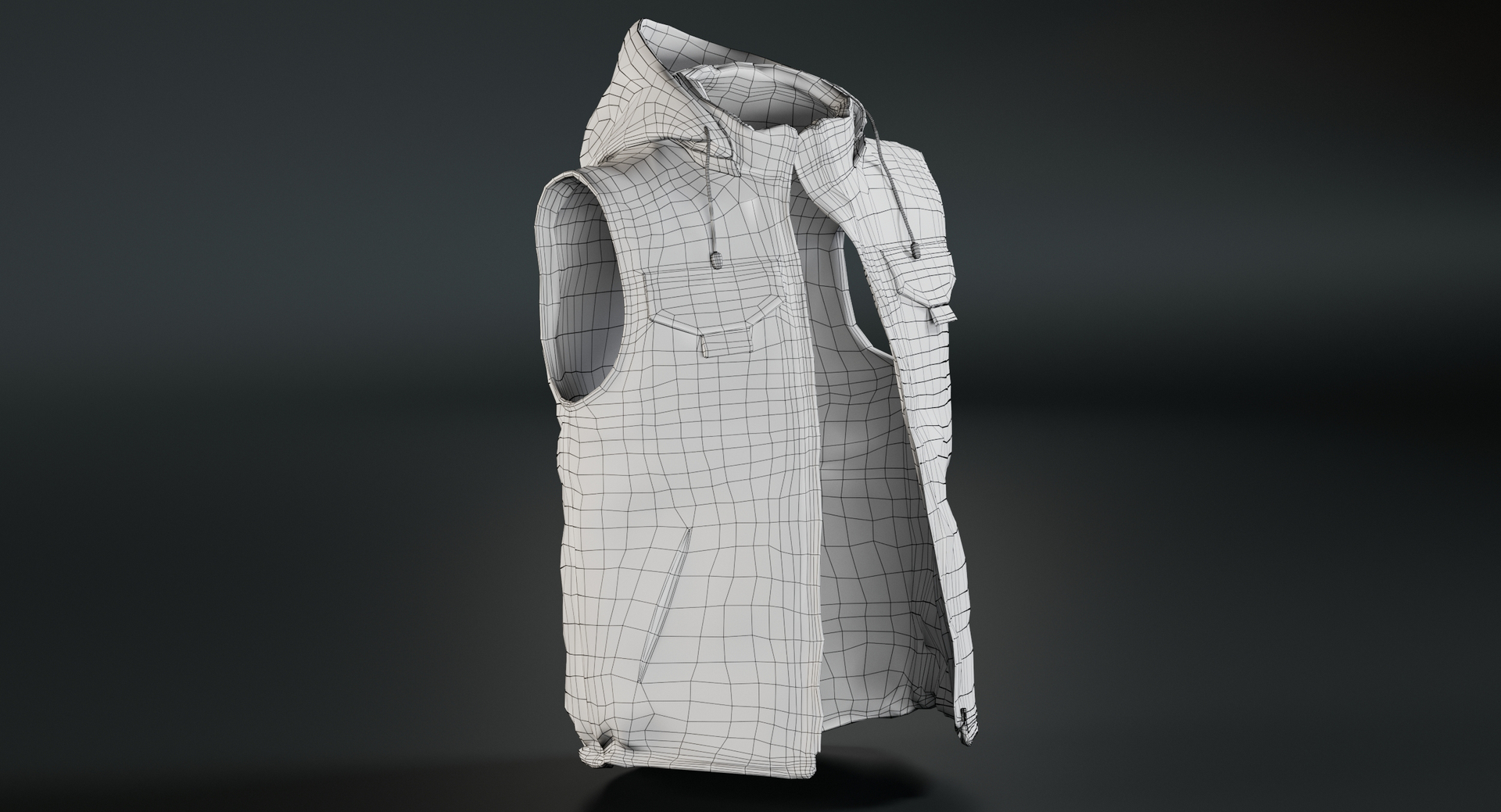 3D Realistic Vest Green - TurboSquid 1461165