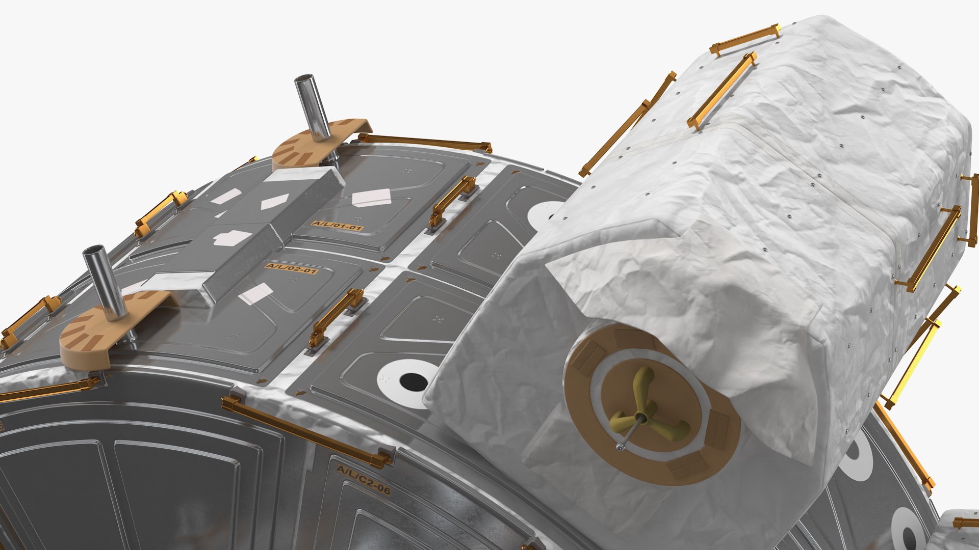 Iss quest joint airlock 3D model - TurboSquid 1557627