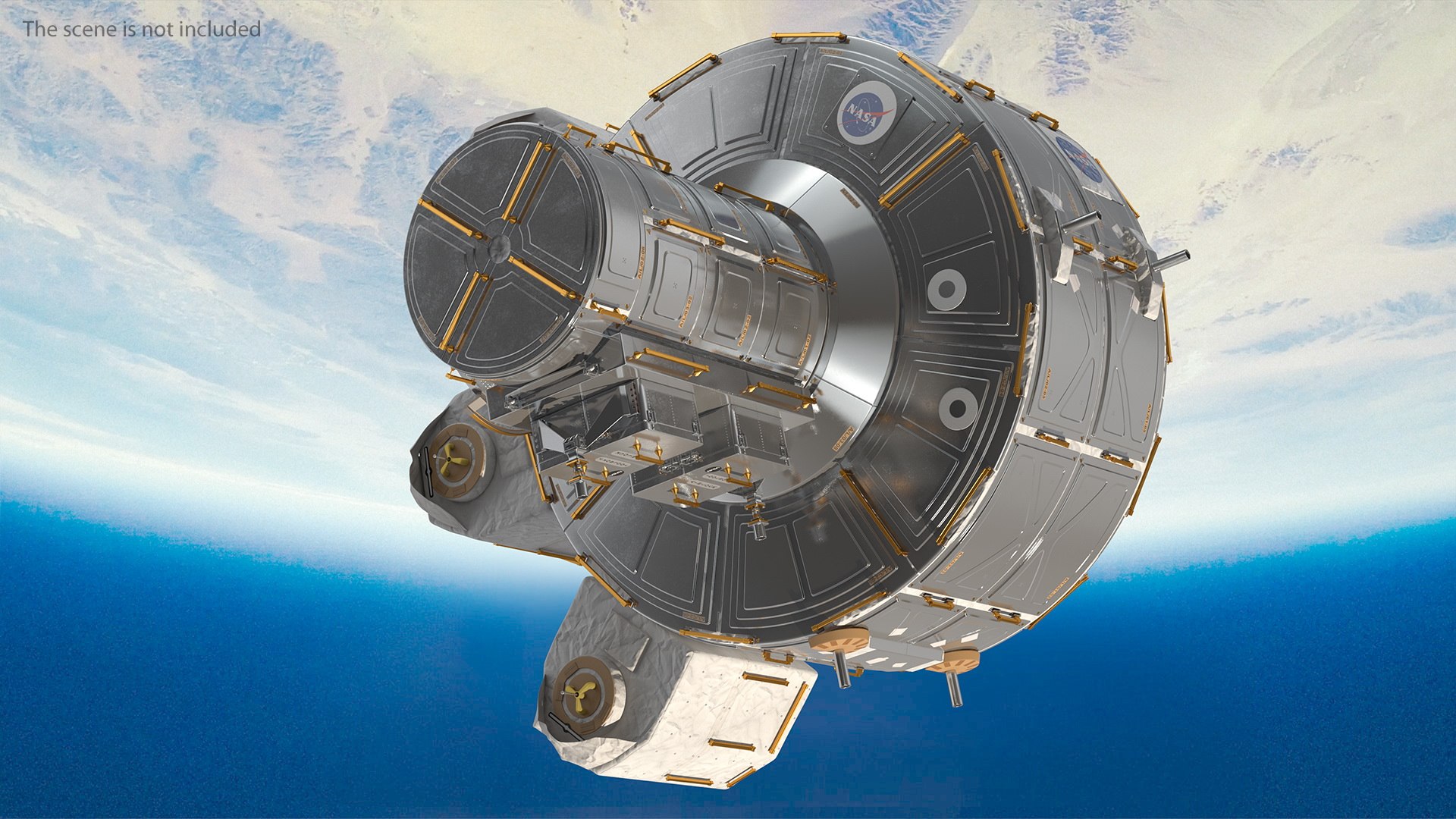 Iss quest joint airlock 3D model - TurboSquid 1557627