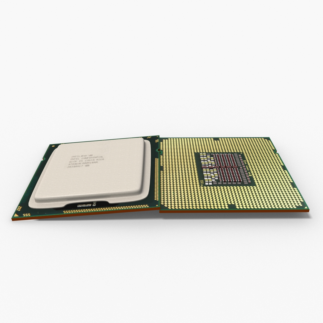 3d Obj Cpu Intel I7 Component