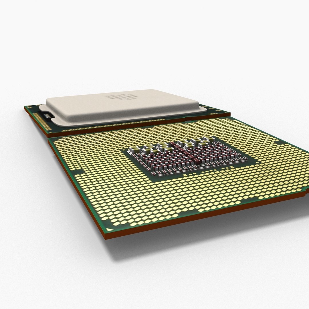 3d Obj Cpu Intel I7 Component