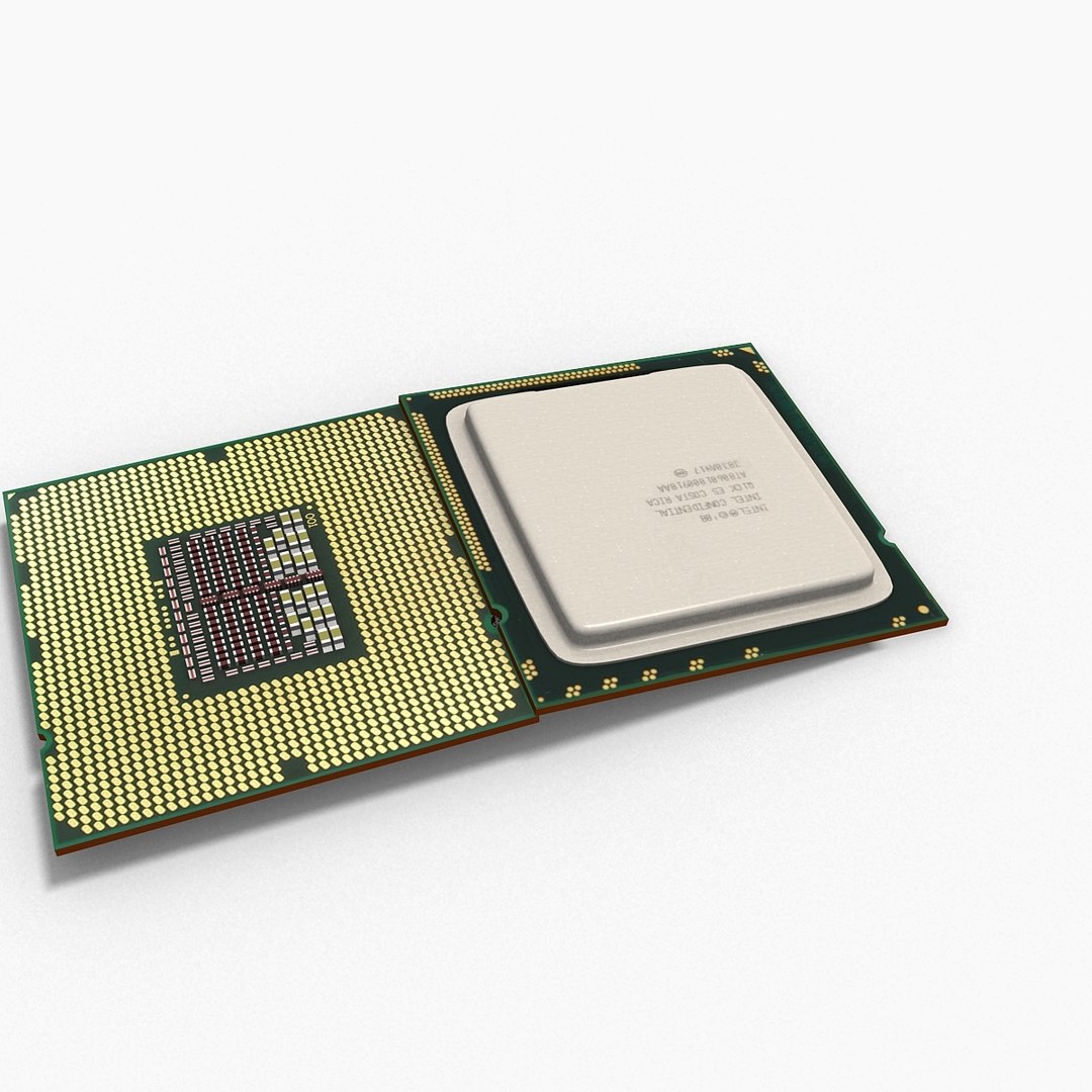 3d Obj Cpu Intel I7 Component