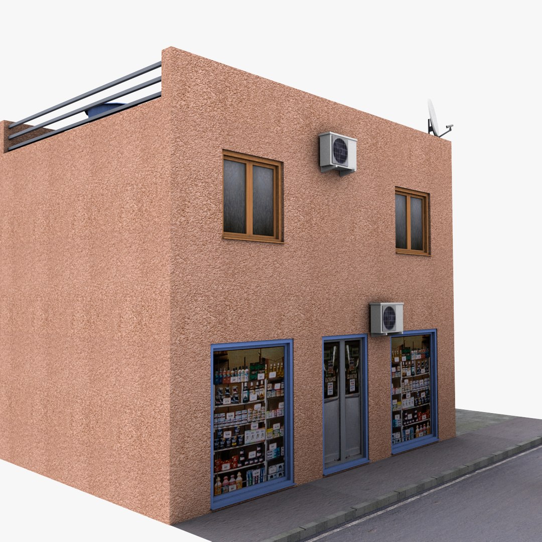 House Shop 3d Model