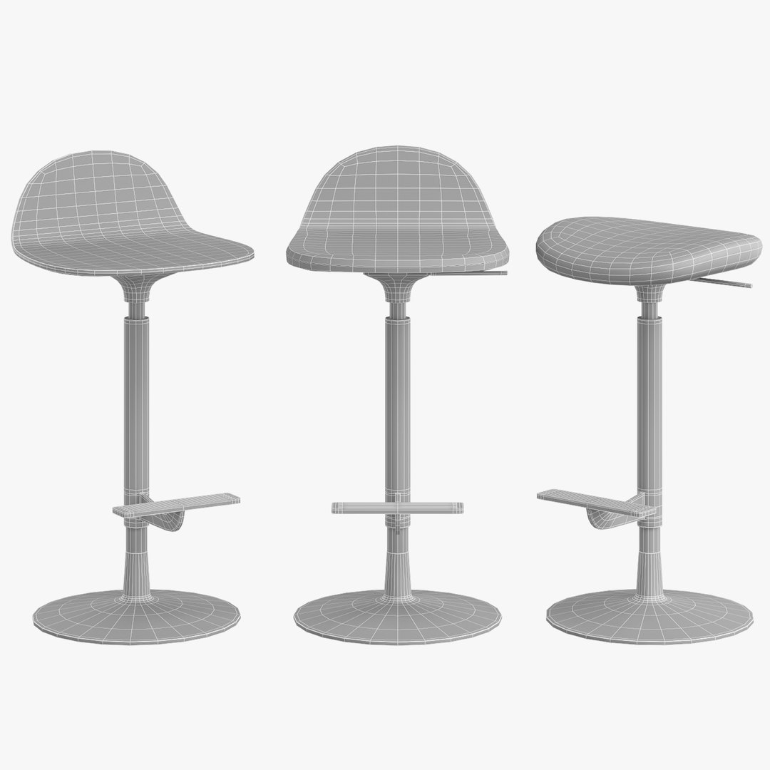 3D Pilat Swivel Stool Model - TurboSquid 2209717