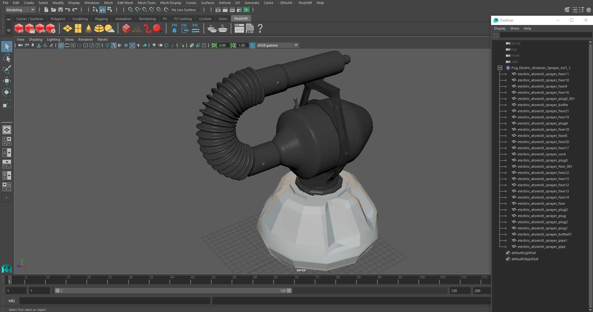 Fog Electric Atomizer Sprayer 3D Model - TurboSquid 2206104