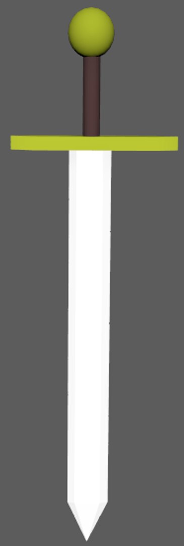 Basic Sword 3D Model - TurboSquid 1642834