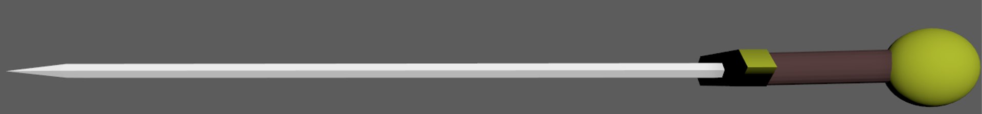 Basic Sword 3D Model - TurboSquid 1642834