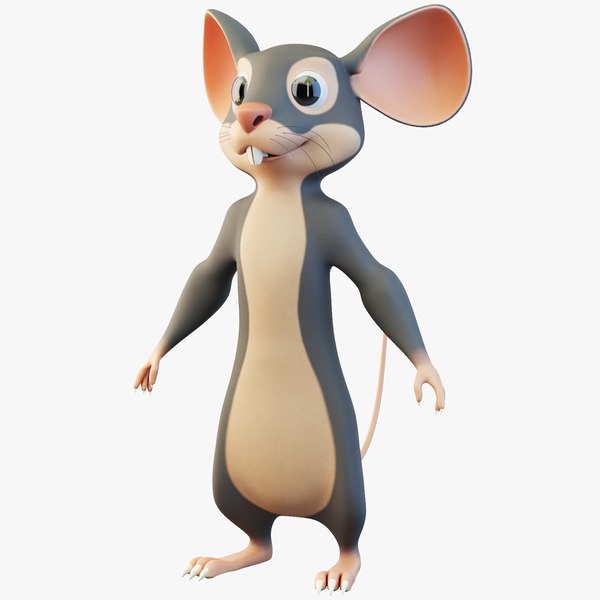 modelo 3d Cartoon Mouse Character - TurboSquid 2102060