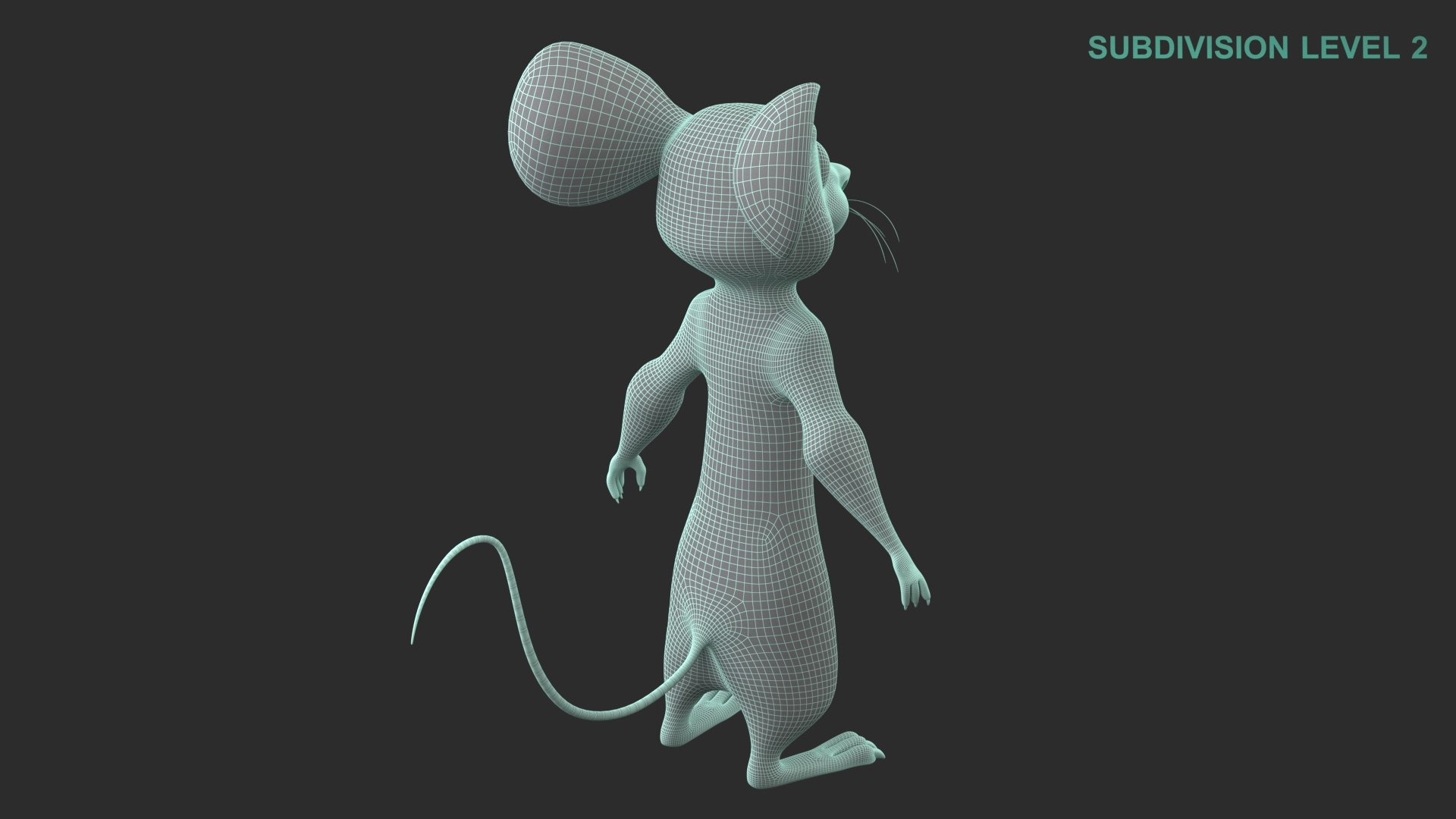 Cartoon Mouse Character Model - TurboSquid 2102060